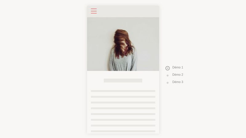 Pure CSS mobile nav animation