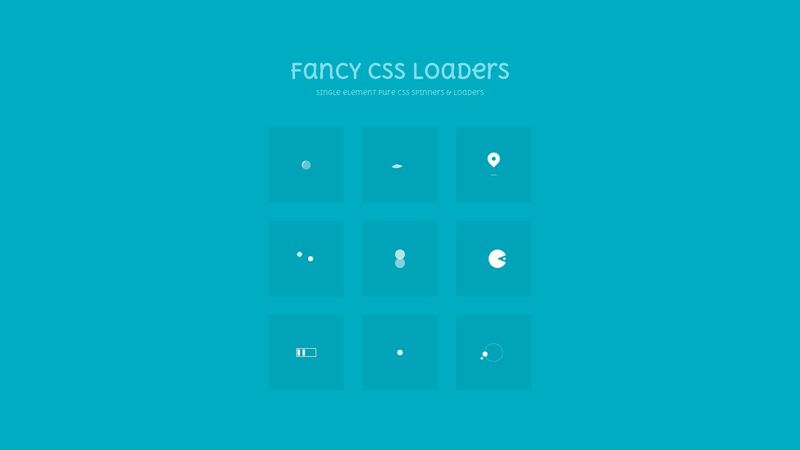 Fancy CSS loaders / spinners