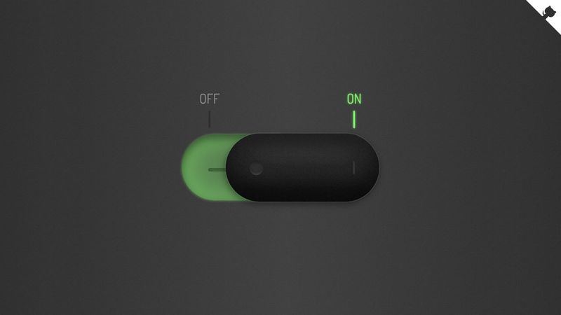 Draggable Skeuomorph Switch - Toggle
