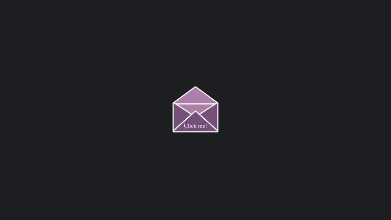 SVG Envelope Icon Pure CSS Animation