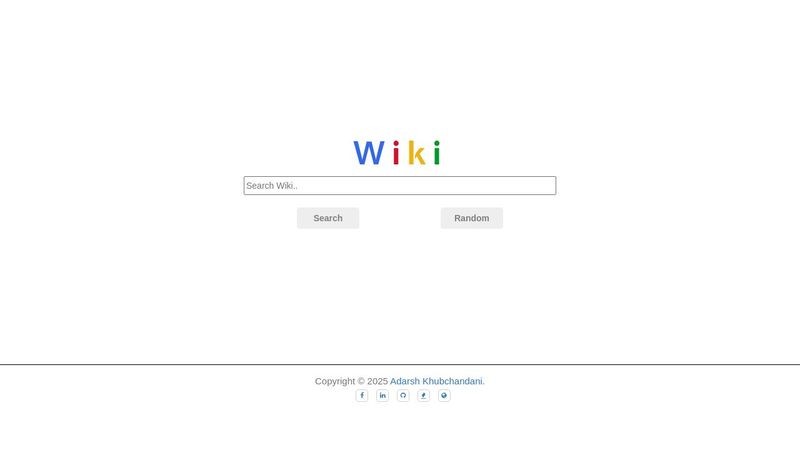 Wikipedia Search Engine