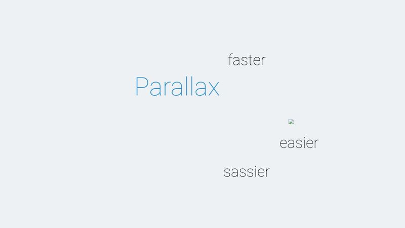 Sass parallax example