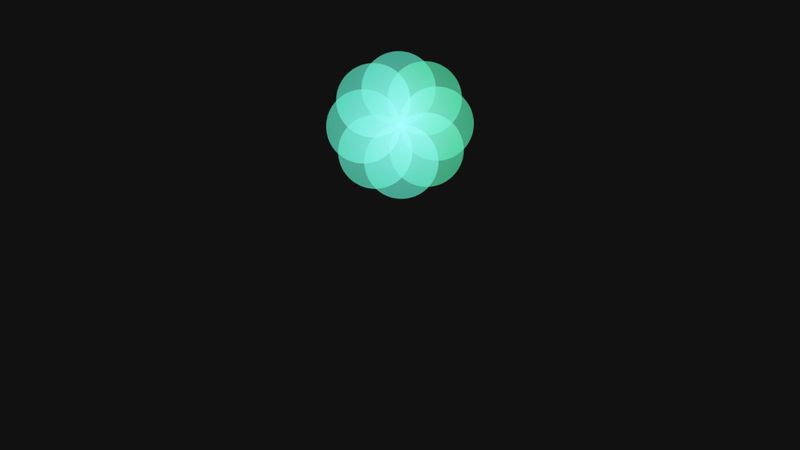 Apple Breathe app animation (pure css)