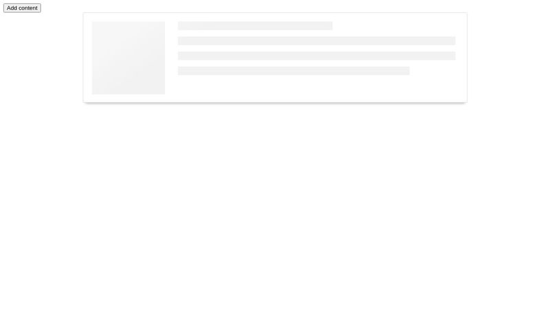 Skeleton Screen with CSS