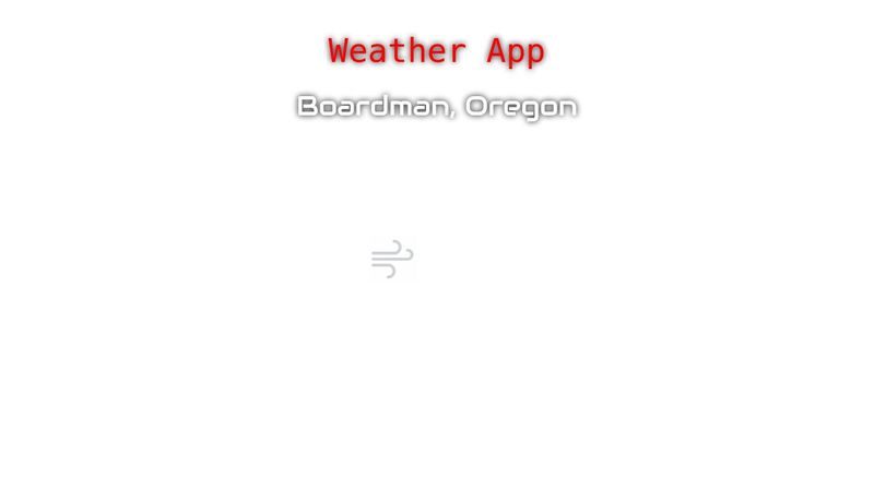 Location Based Weather App