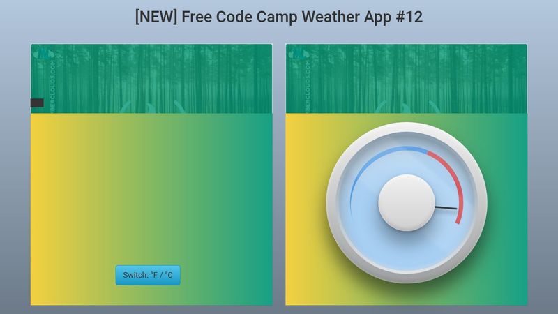 My NEW Weather App - update #12