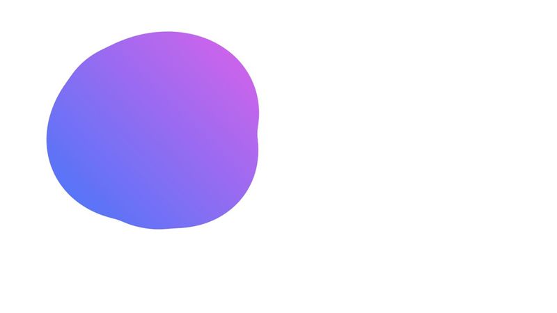 Blob gradient animation