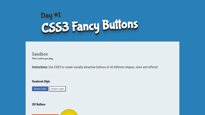 CSS3 in 30 days - Day 1
