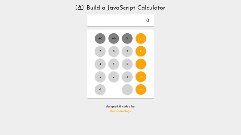 FCC: Build a JavaScript Calculator