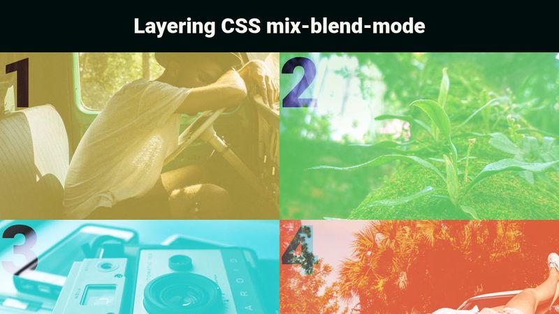 Layering CSS mix-blend-mode
