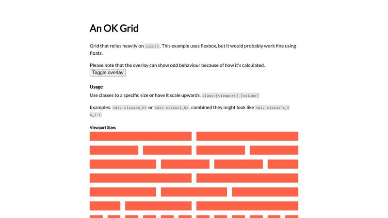 An OK Grid