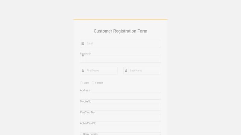 Responsive Registration Form
