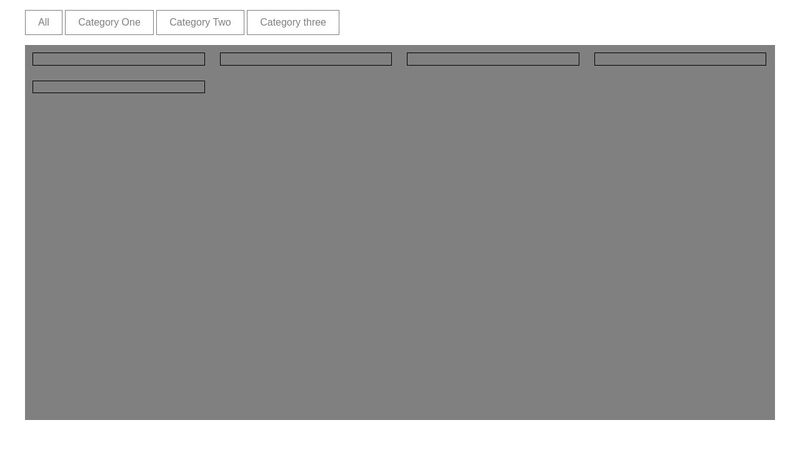 Data Category Filter