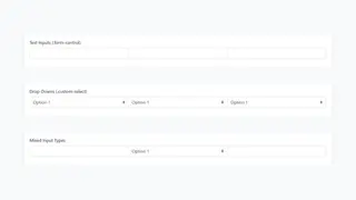 Bootstrap 4 Stacked Inputs