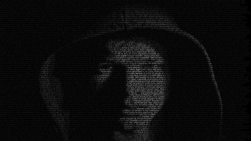 Pure CSS Text Portrait Effects