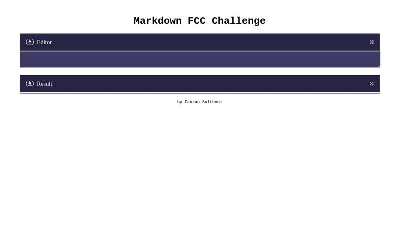 Markdown FCC (Challenge)