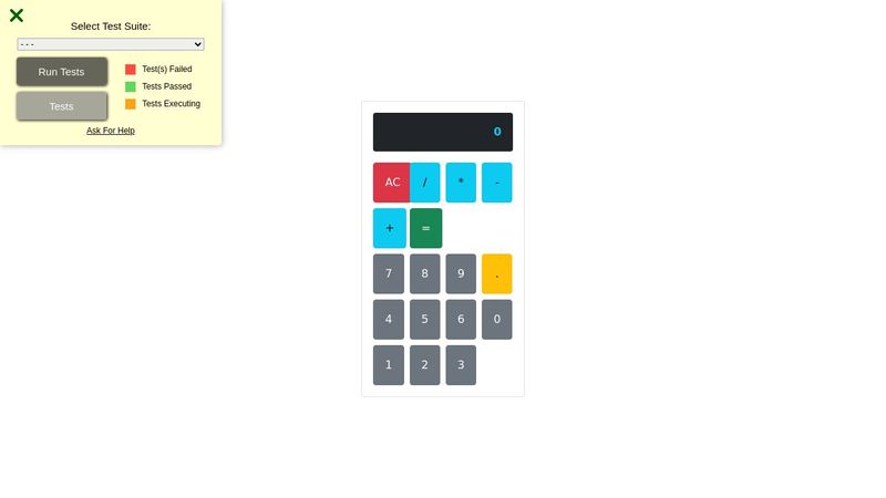 Front End Development Libraries Projects: Build a JavaScript Calculator