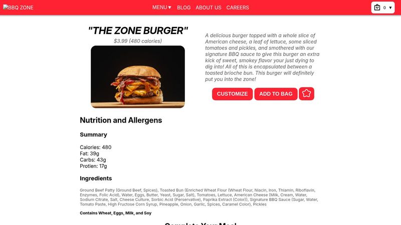 Responsive Burger Site