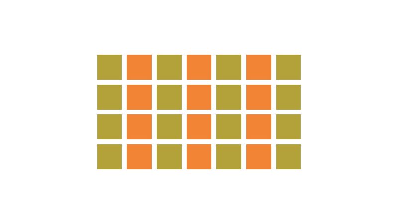 autumn grid (pure CSS 3D)