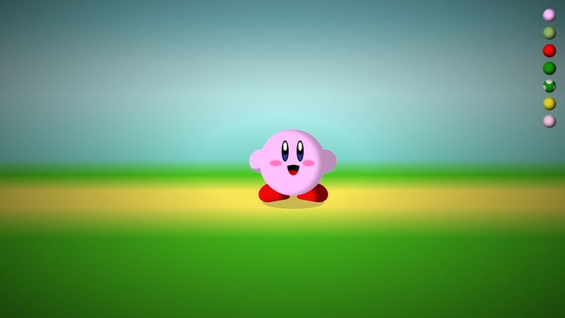 kirby Super Smash Bros- Pure CSS (except pointers)
