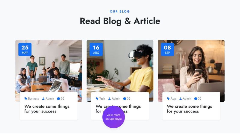 Bootstrap 5 Blog Component 2