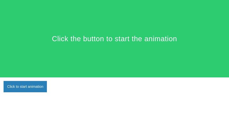 JavaScript animation end event listener demo