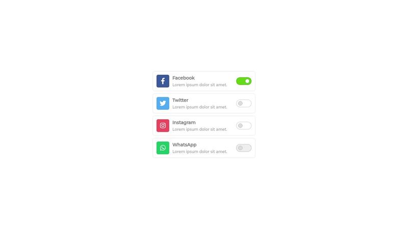 Toggle Switch Button