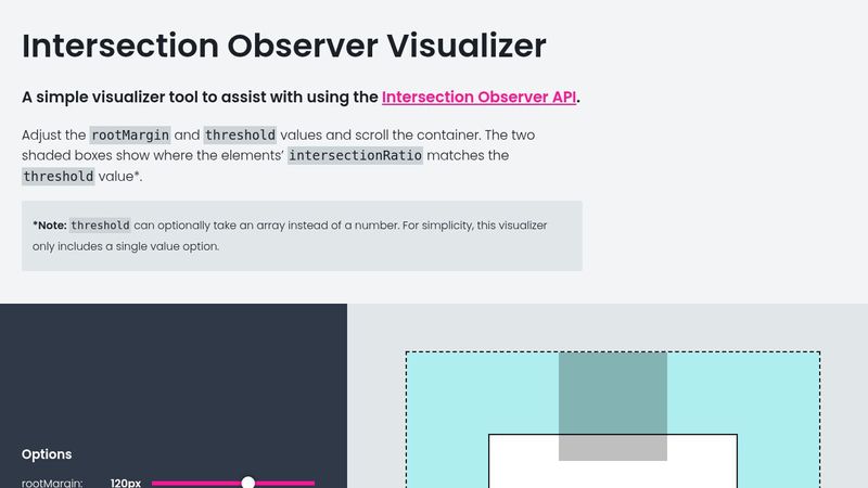 IntersectionObserver Visualizer