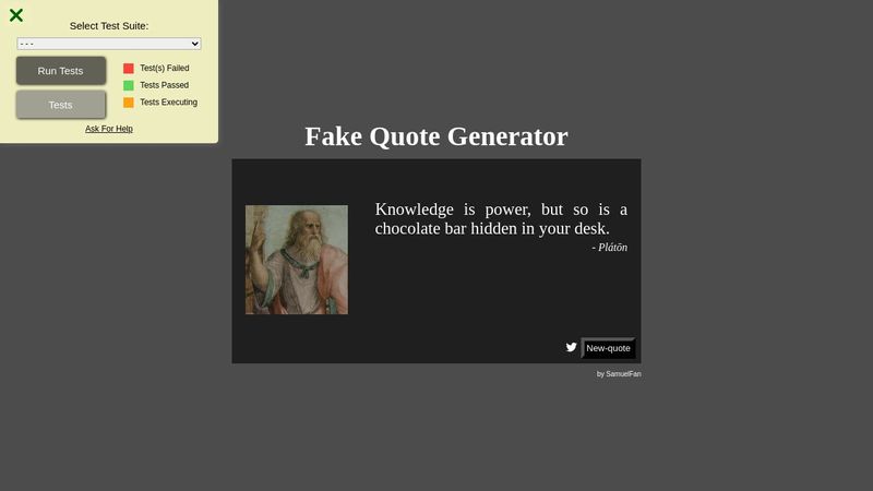 Fake Quote Generator