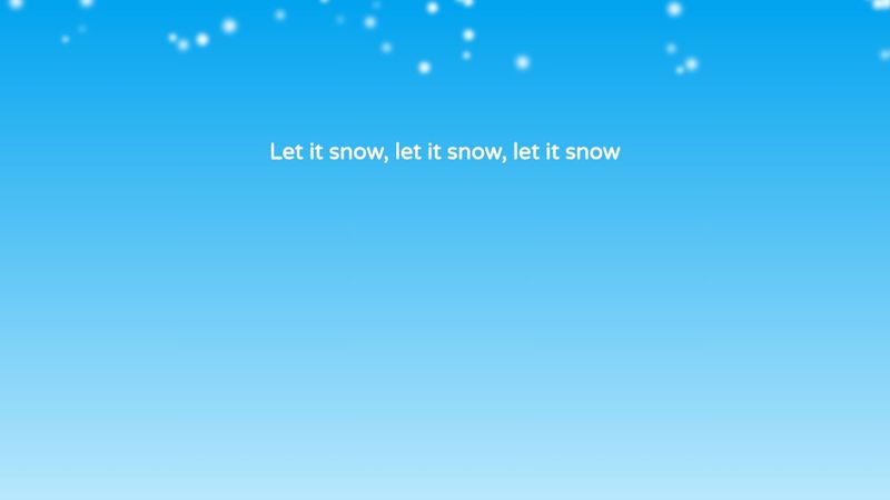 Pure CSS Snow