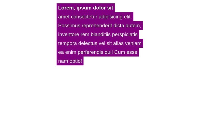 Multi-Line Padded Text