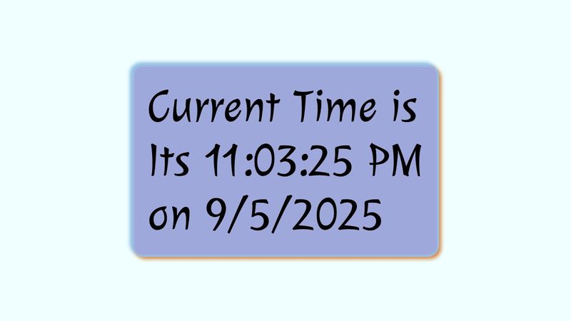 Clock Using JavaScript