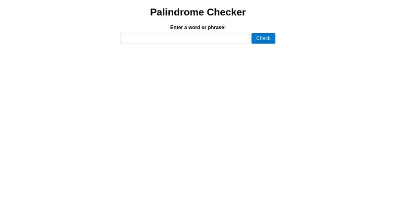 palindrome