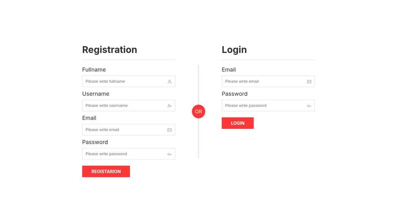 Responsive Registarion & Login Forms | Html Css