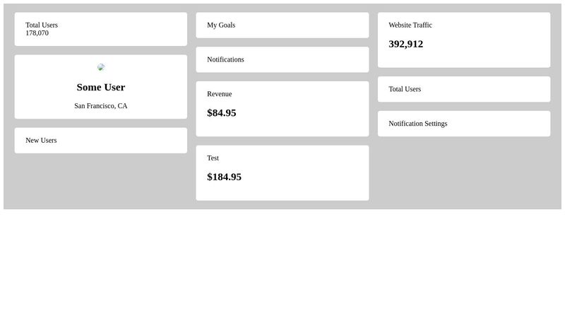 Dashboard Grid (columns)
