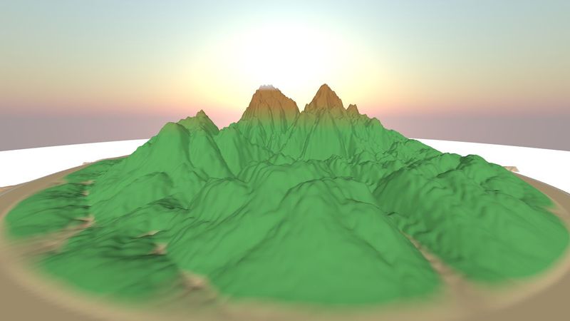 Three.js terrain