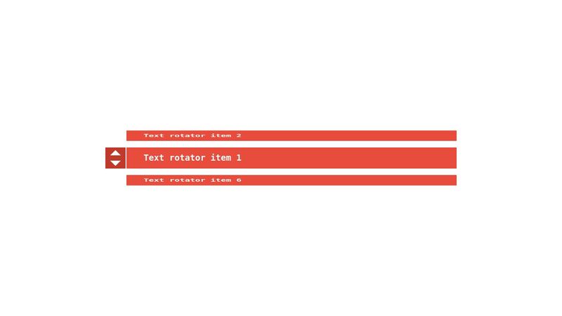 breaking news - Pure CSS/CSS3 Text Rotator