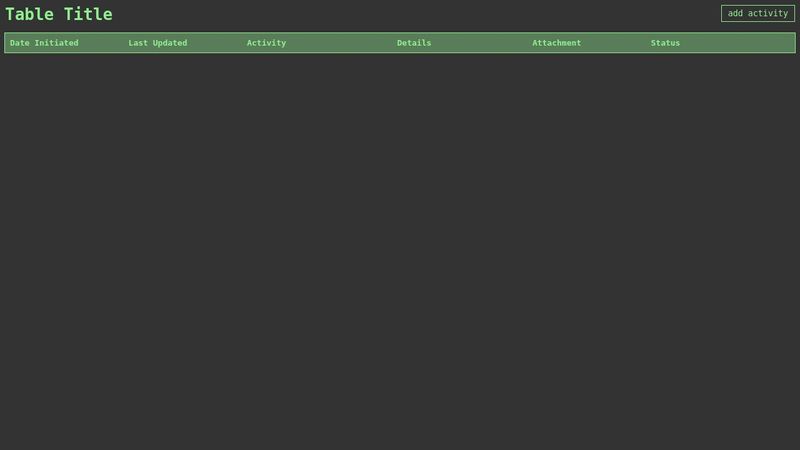 Advanced Table Generator