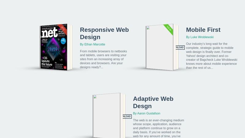CSS Animated books