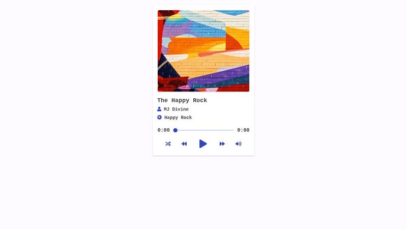 Music Player - Vanilla JS