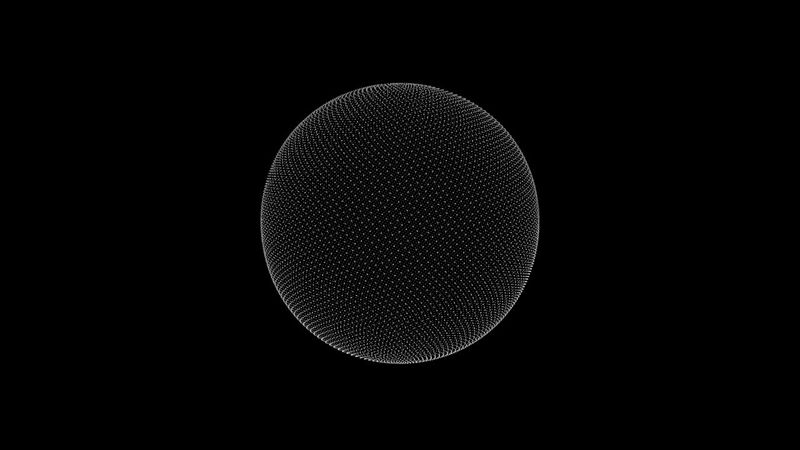 WebGL Interactive Point Sphere