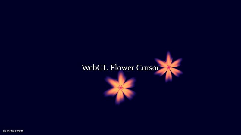 Draw With WebGL Flowers [1]