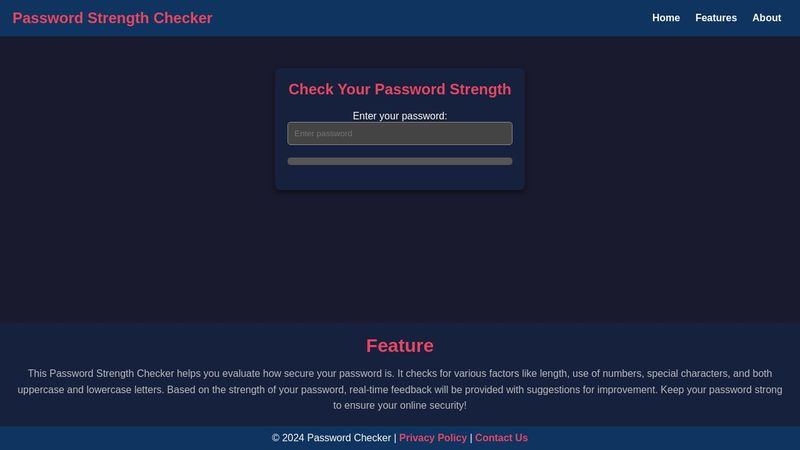 Password Strength Checker