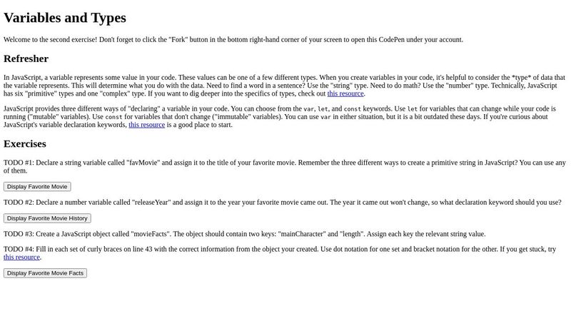 Chapter 2: Variables and Types