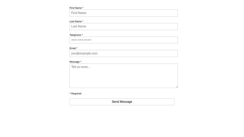 PHP Contact Form Example (2020)