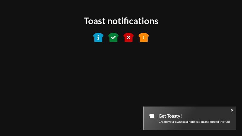 Toast Notifications - March CodePen challenge, week 2 - #CodePenChallenge