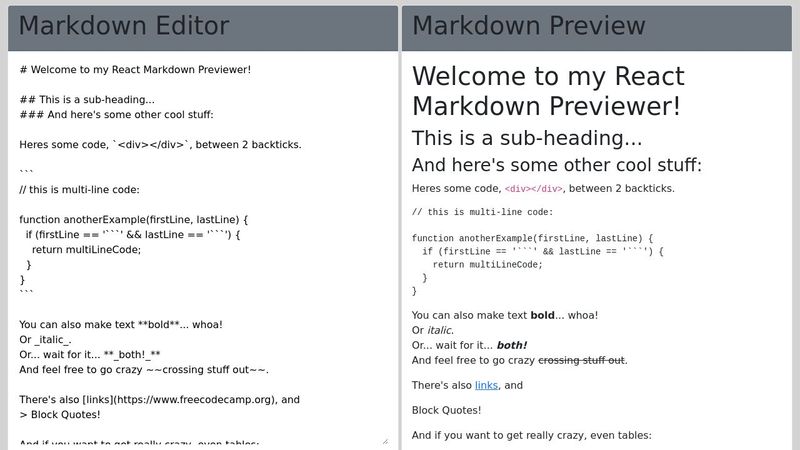 Markdown-Preview-Bootstrap
