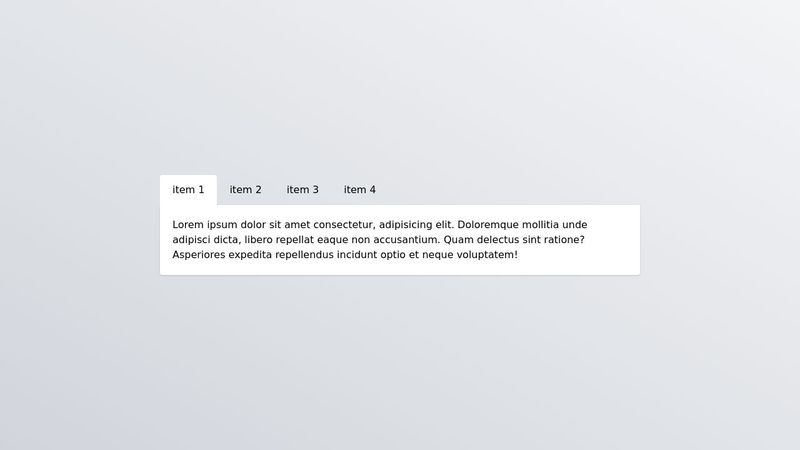 [AlpineJS & Tailwind] Tabs