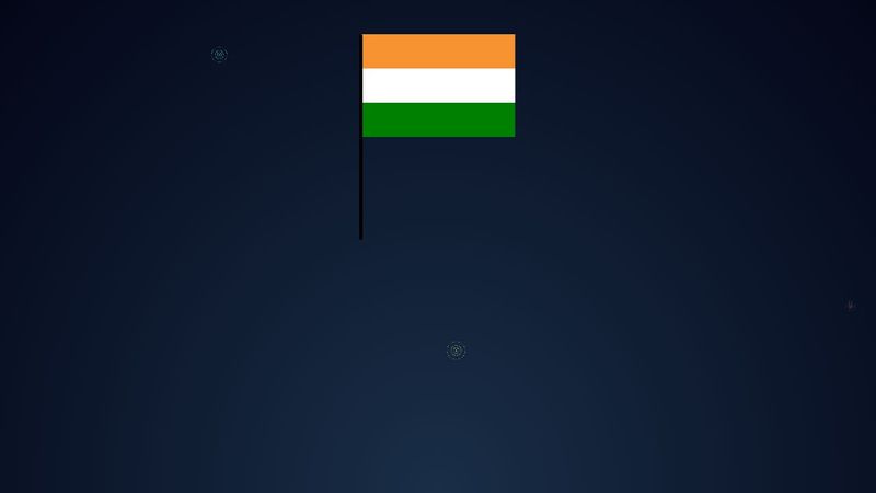 Pure CSS Indian Flag 2024
