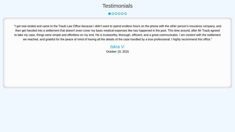 AndrewTraub - CSS Testimonials